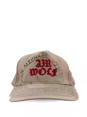 PALY Air Wolf Embroidered Snapback Cap - Neutrals