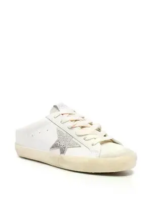 GOLDEN GOOSE Super-star Crystal-embellished Sneakers