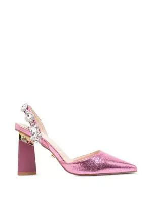 Twenty Fourhaitch Embellished Pumps
