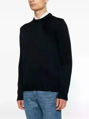 ZANONE Ribbed Knit Crew Neck Sweater
