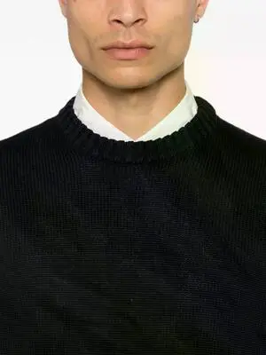 ZANONE Ribbed Knit Crew Neck Sweater