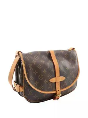 LOUIS VUITTON 2005 Monogram Saumur 30 Crossbody Bag