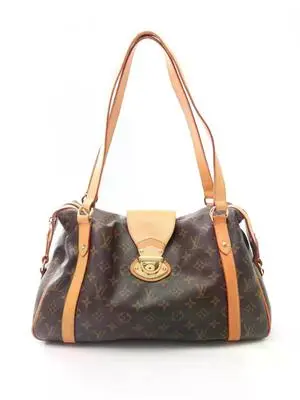 LOUIS VUITTON 2009 Monogram Stresa Pm Shoulder Bag - Brown