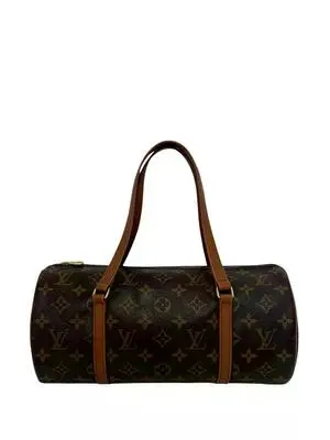 LOUIS VUITTON 1995 Monogram Papillon 30 Handbag - Brown