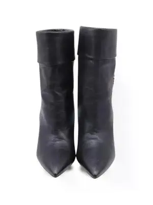 Saint Laurent 2020s Niki Wedge Ankle Boots