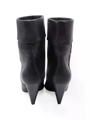 Saint Laurent 2020s Niki Wedge Ankle Boots