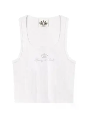 Juicy Couture X S&r Ribbed Top - White