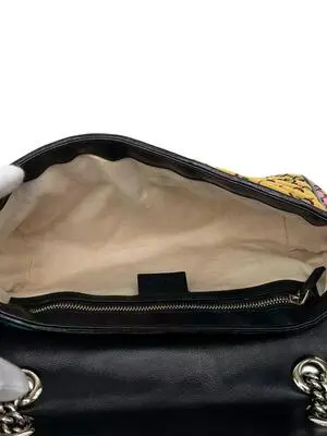 Gucci Multicolor Gg Marmont Matelassé Diagonal Gg Canvas Shoulder Bag