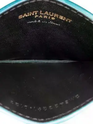 Saint Laurent 2023 Grain De Poudre Cassandre Card Holder