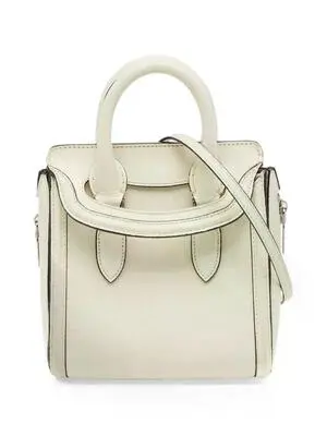 Alexander McQueen Mini Heroine Tote Bag - White
