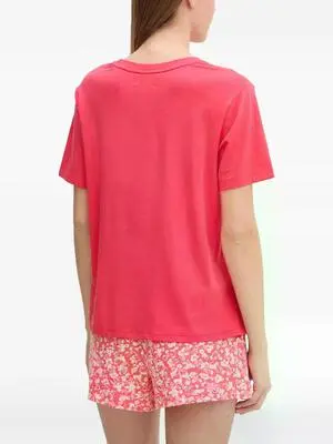 Dkny Logo-print Floral-pattern Pajamas