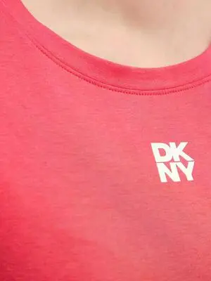 Dkny Logo-print Floral-pattern Pajamas