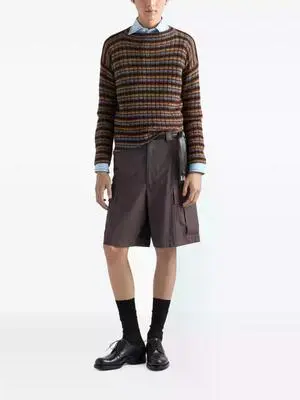 Prada Shetland Wool Boat Neck Sweater
