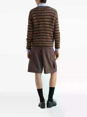 Prada Shetland Wool Boat Neck Sweater