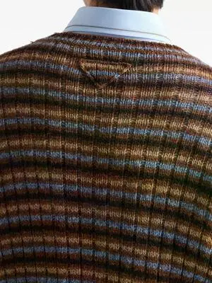 Prada Shetland Wool Boat Neck Sweater