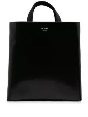 Prada Spazzolato Leather Tote Bag