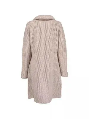 FALCONERI Chunky Knit High-neck Coat