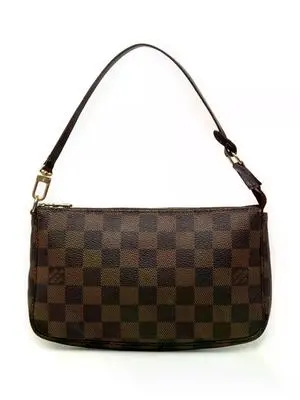 LOUIS VUITTON Damier Ebene Pochette Accessories Shoulder Bag