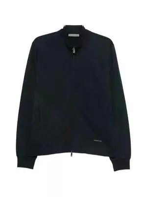 Corneliani Zip-up Sweatshirt - Blue