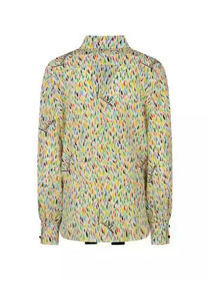 Valentino Garavani Logo-print Silk Shirt