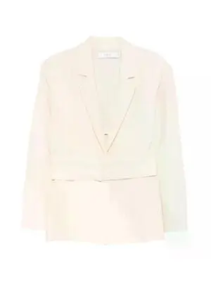 IRO PARIS Belted Peak-lapel Single-breasted Blazer