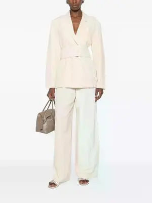 IRO PARIS Belted Peak-lapel Single-breasted Blazer