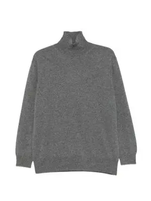 Malo High-neck Cashmere Sweater - Grey