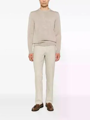ZANONE Ribbed-knit Crew-neck Wool Jumper