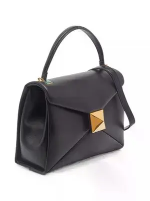 Red Valentino One Stud Leather Top Handle Bag