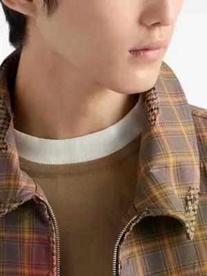 Prada Superfine Wool Crew-neck Sweater - Brown