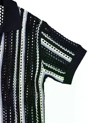 Frescobol Carioca Pinto Crochet-knit Shirt