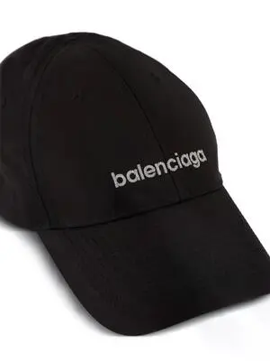 Balenciaga Baseball Cap - Black