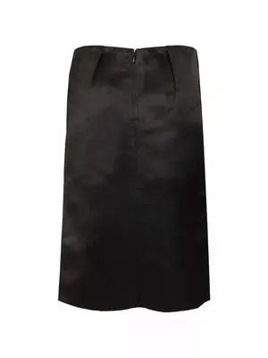 TOTEME Satin-finish Pencil Midi Skirt