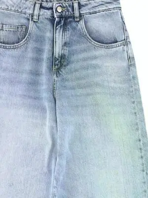 ICON DENIM LOS ANGELES Faded Wide-leg Jeans - Blue