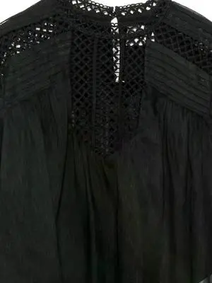 MARANT ETOILE Crochet-knit Pintuck Shirt