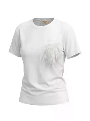 TWINSET Feather-embellished T-shirt