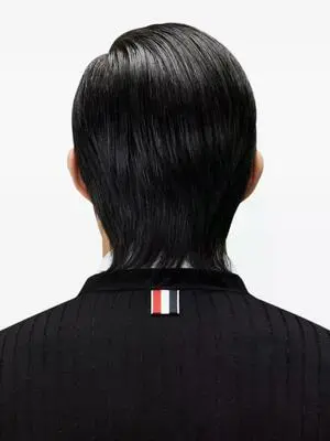 Thom Browne Ribbed-knit Long-sleeve Sweater