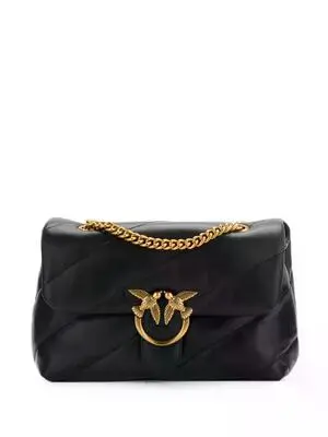 Pinko Love Puff Quilted Shoulder Bag - Black