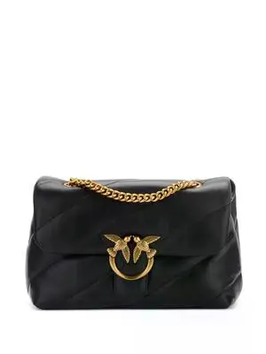 Pinko Love Puff Quilted Shoulder Bag - Black