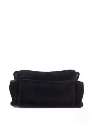 Saint Laurent Niki Chain Flap Bag Matelasse Chevron Suede Medium Shoulder Bag