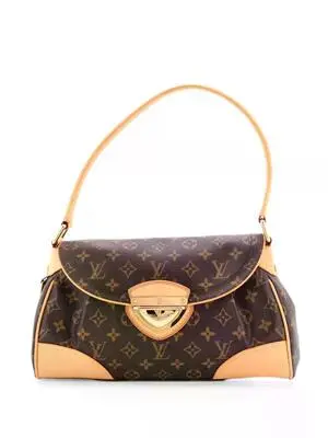 LOUIS VUITTON Beverly Handbag Monogram Canvas Mm Shoulder Bag - Brown