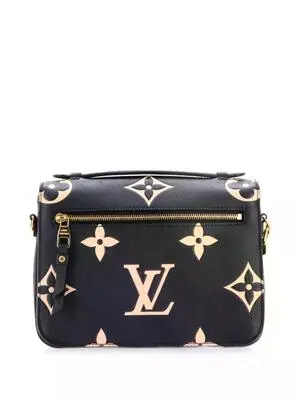 LOUIS VUITTON Pochette Metis Bicolor Monogram Empreinte Giant Crossbody Bag