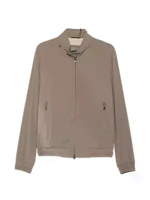 Corneliani High-neck Zip-up Bomber Jacket - Neutrals