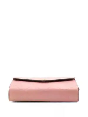Gucci Envelope Wallet On Chain Guccissima Leather Shoulder Bag - Pink