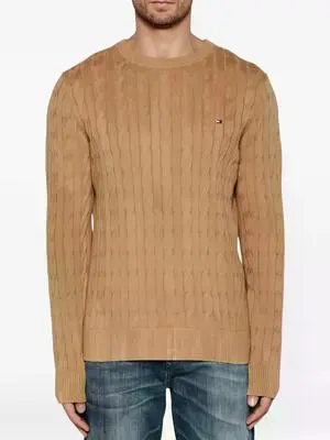 Tommy Hilfiger Cable-knit Sweater - Brown