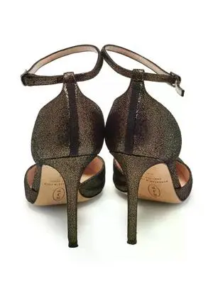Sjp By Sarah Jessica Parker Black Suede D'orsay Ankle Strap Pumps