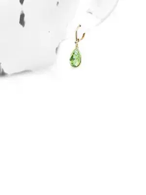 Dkny Carlie Pear-cut Crystal-embellished Earrings