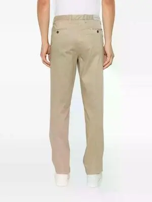 Corneliani Beige Pressed Crease Trousers