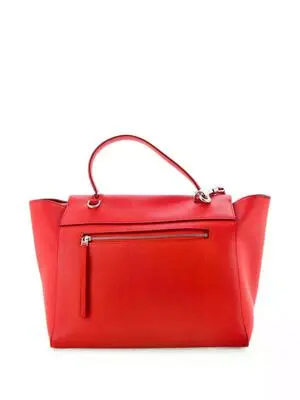Celine Belt Bag Textured Leather Mini Shoulder Bag - Red