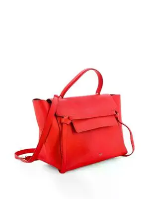 Celine Belt Bag Textured Leather Mini Shoulder Bag